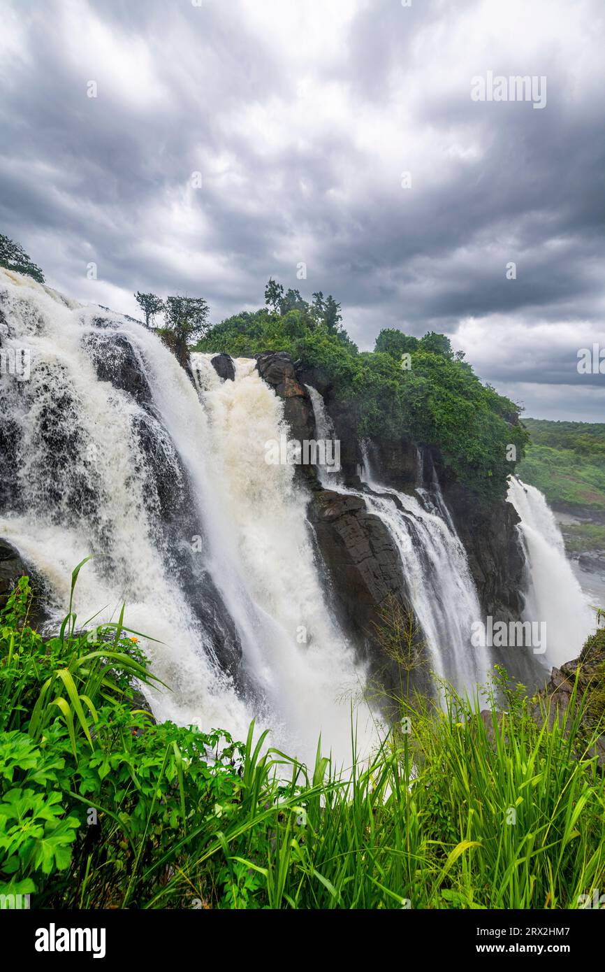 Roaring Boali Falls (Chutes de Boali), Central African Republic, Africa ...
