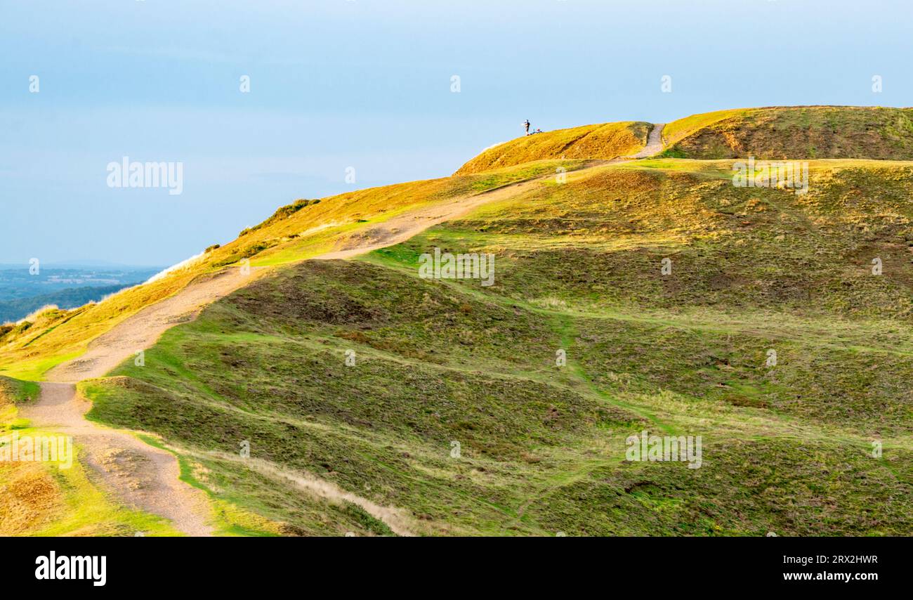 Paths on hillside hi-res stock photography and images - Alamy