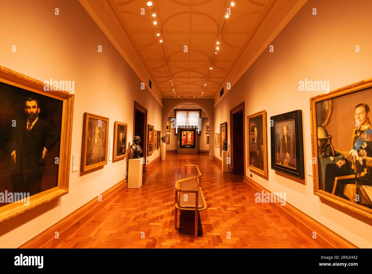 England, London, National Portrait Gallery, Interior View Stock Photo ...