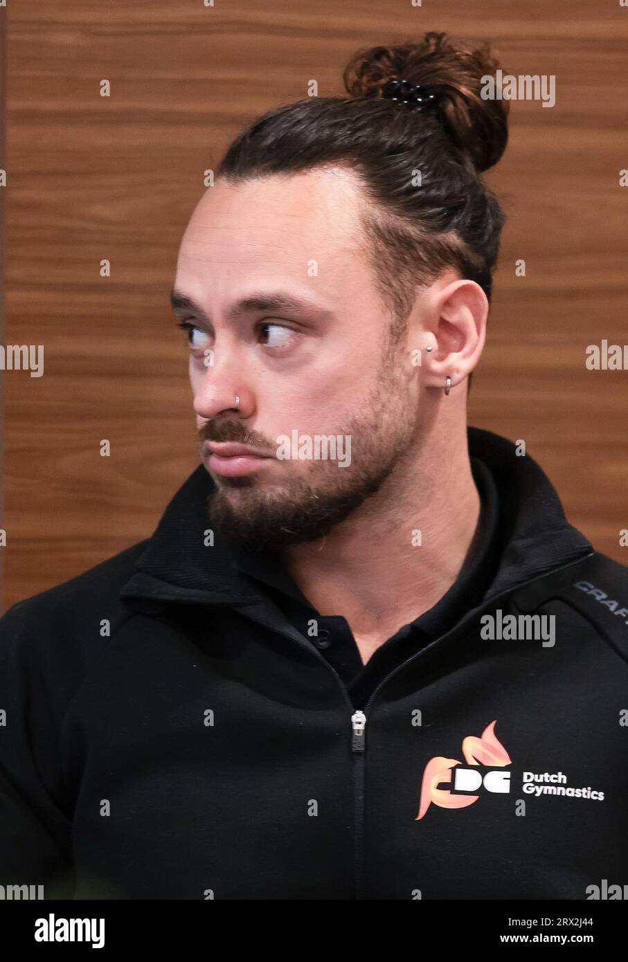 ROTTERDAM - Bart Deurloo during the press moment of the Dutch gymnasts in the run-up to the ...