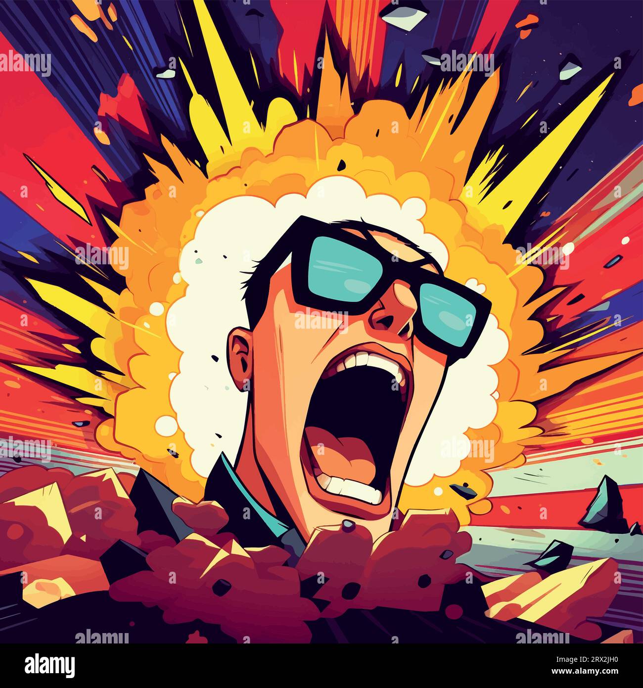 Attractive shocked Stock Vector Images - Alamy