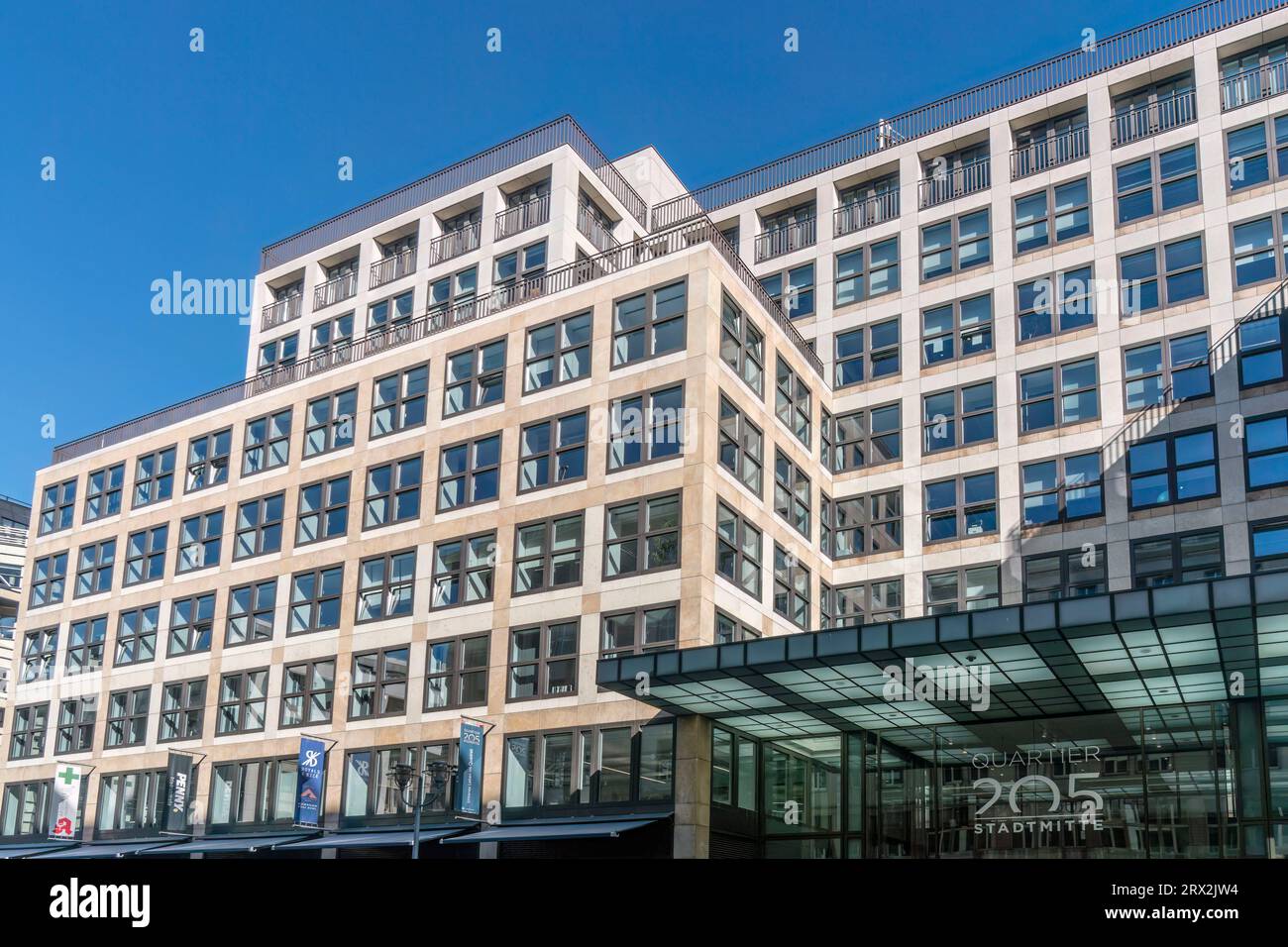 Friedrichstrasse office building architecture hi-res stock photography ...