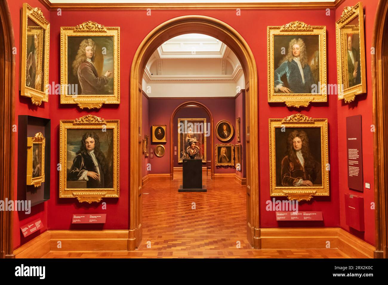England, London, National Portrait Gallery, Interior View Stock Photo ...
