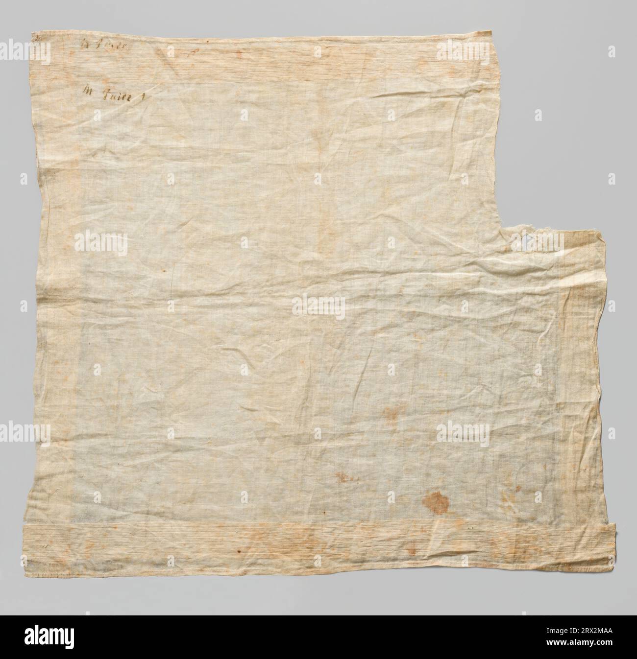 Handkerchief associated with George Armstrong Custer, memento from the ...