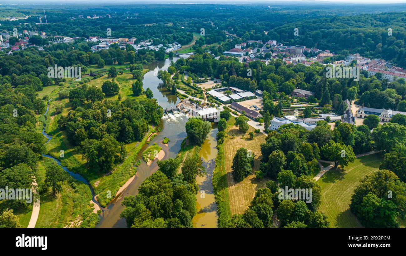 Aerial of muskau muskauer park hi-res stock photography and images - Alamy