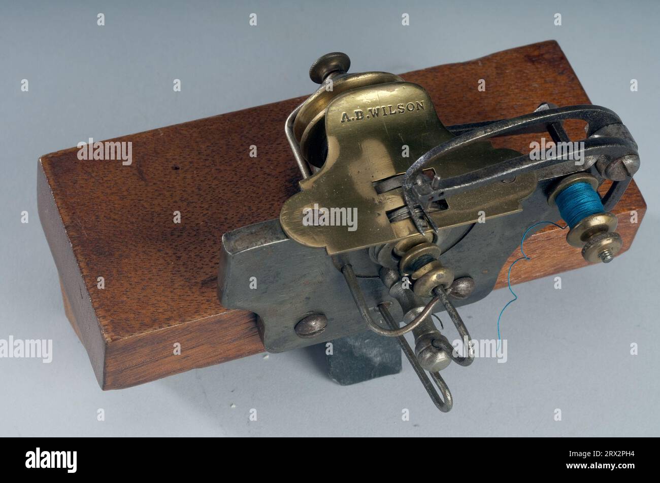 Patent model. Sewing machine, Wilson, 1851, patent no. 8296. TE*T06112 ...