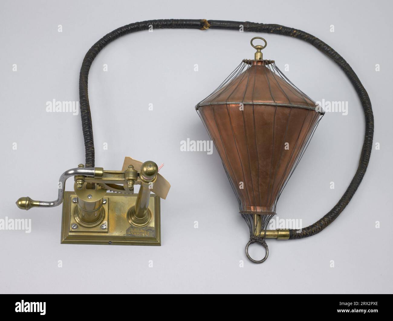 Patent model. Apparatus for raising sunken vessels, Timby, 1842, patent ...