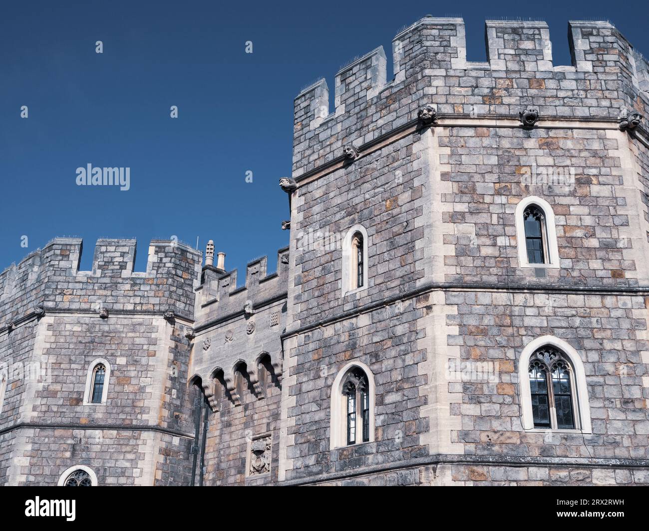 Towers and Battlements of Henry VIII Gate, Windsor Castle, Windsor ...