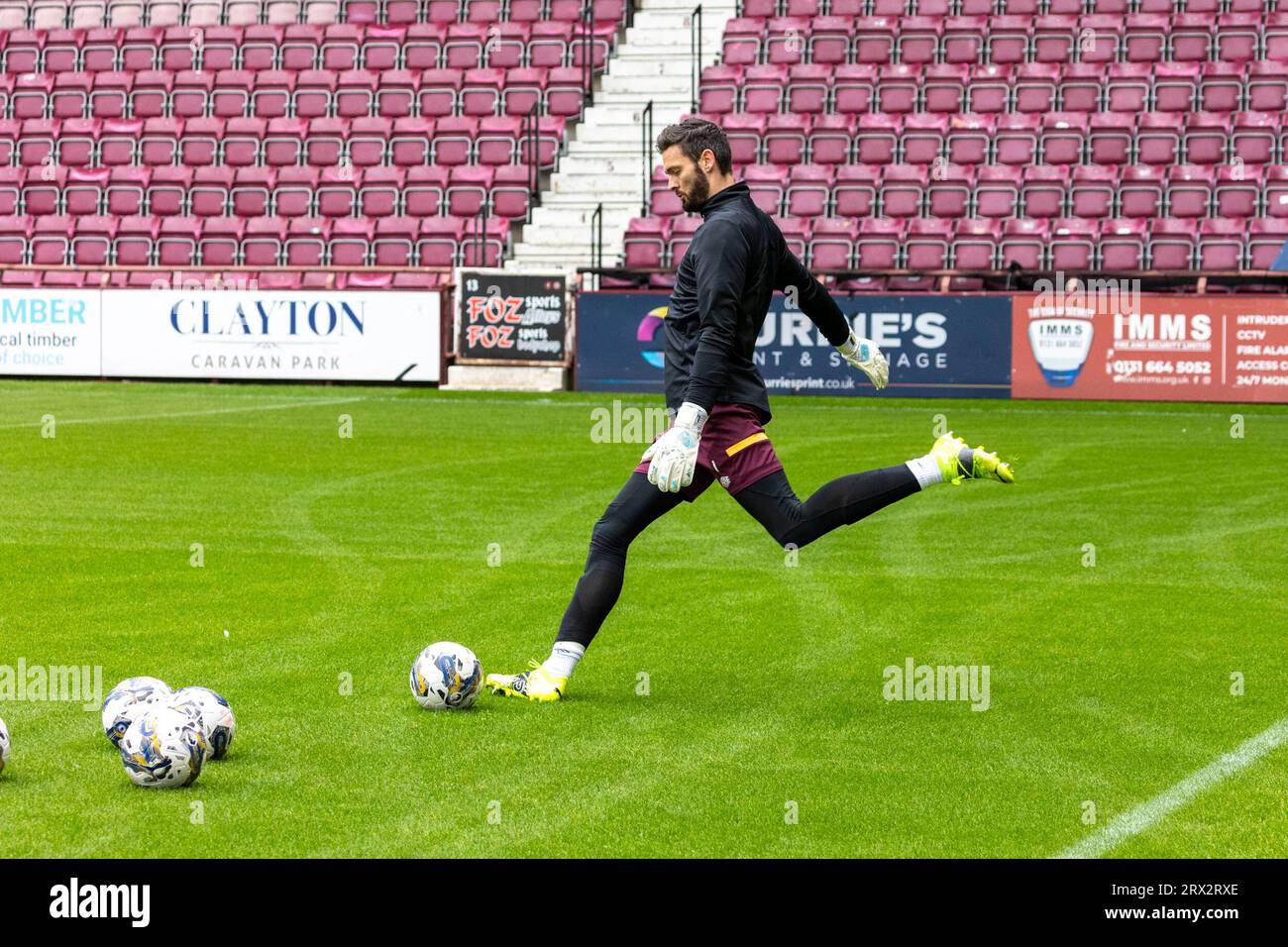 Edinburgh, UK. 22nd Sep, 2023. Edinburgh. Scotland. Tynecastle Park 22 ...