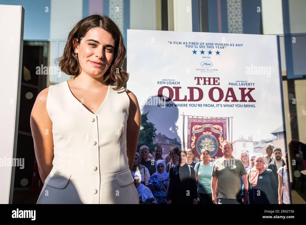 Lead actor Ebla Mari at the Premier of the Ken Loach film 'The Old Oak ...