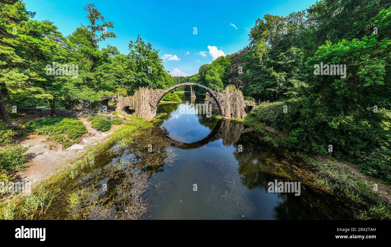 Rakotzbrucke (Devil´s Bridge), Kromlau Azalea and Rhododendron Park ...