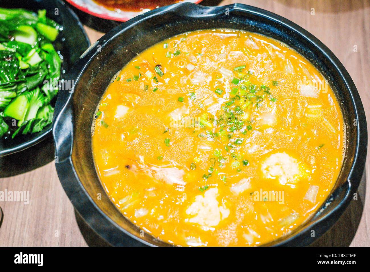 Superior Seafood Poached Rice with prawn, fish, prawn ball, scallop ...
