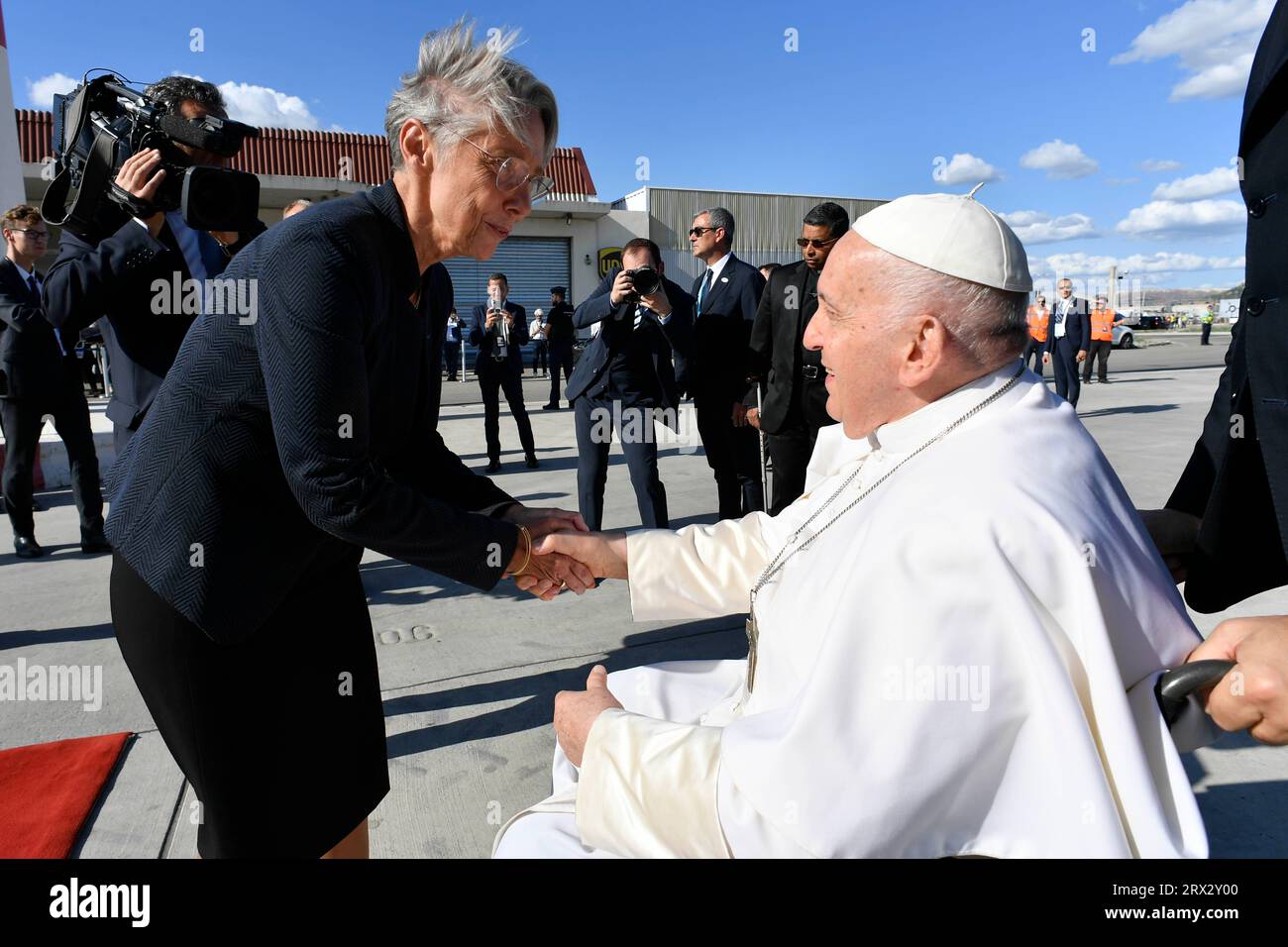 Vatican, Vatican. 22nd Sep, 2023. Italy, Rome, 2023/9/22.French Prime ...