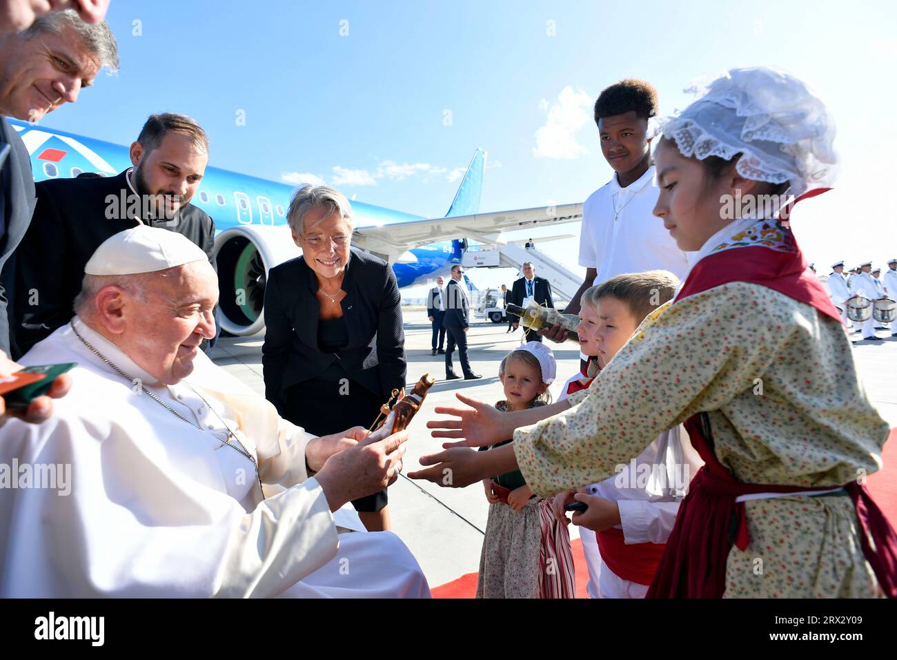 Vatican, Vatican. 22nd Sep, 2023. Italy, Rome, 2023/9/22.French Prime ...