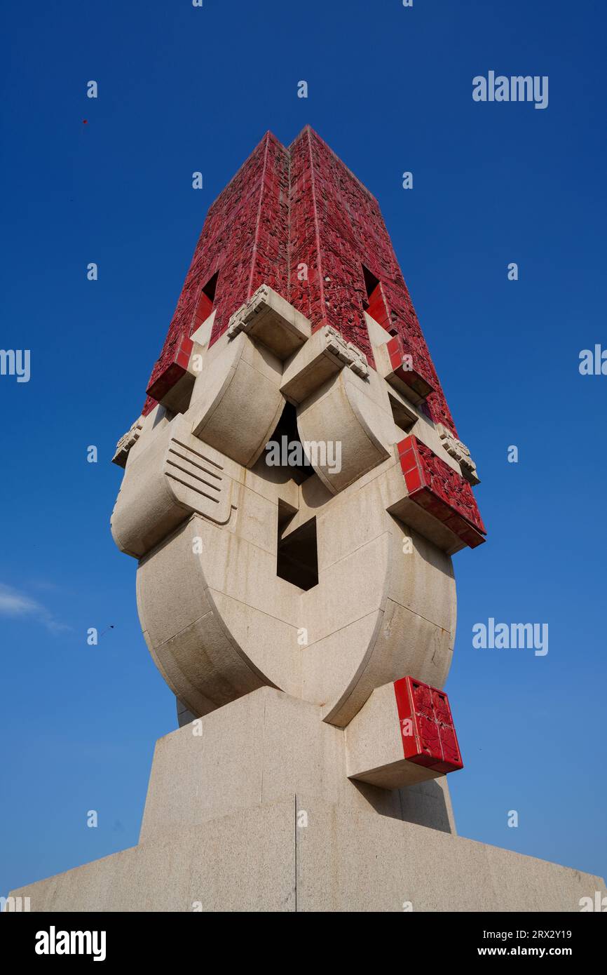 Beijing China, November 1, 2022: National Unity Tower in Beijing ...