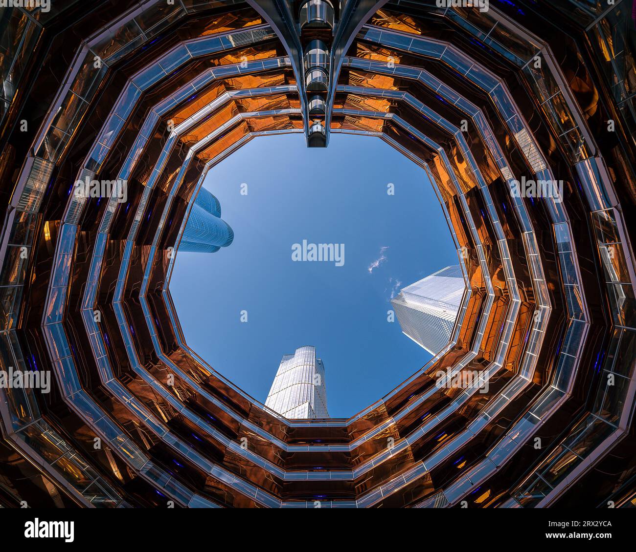 09.21.23. USA, New York. The vessel is an architecture in Hudson yardss ...