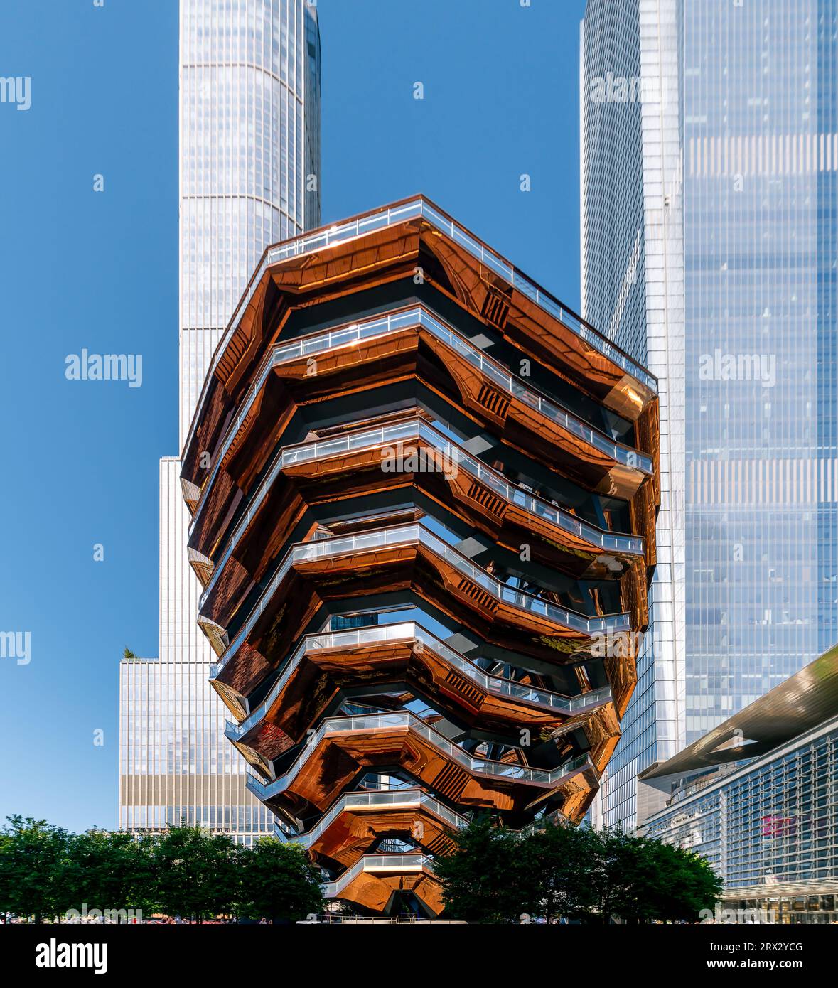 09.21.23. USA, New York. The vessel is an architecture in Hudson yardss ...