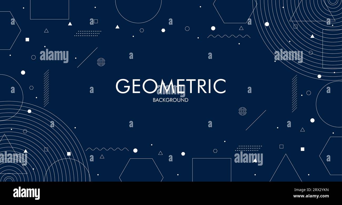 Creative Geometric background Design with graphic elements for presentation background design ...