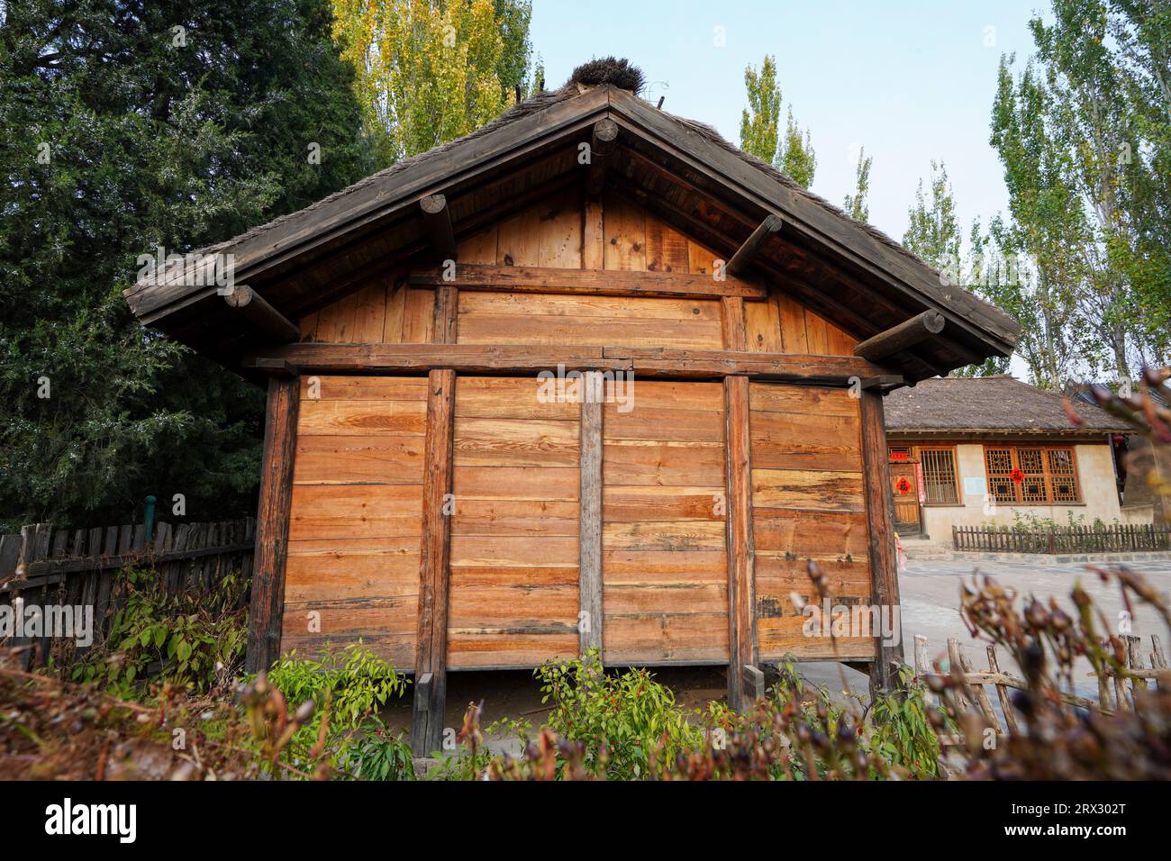 Beijing China, November 2, 2022: Daur people Dwellings in China Ethnic ...