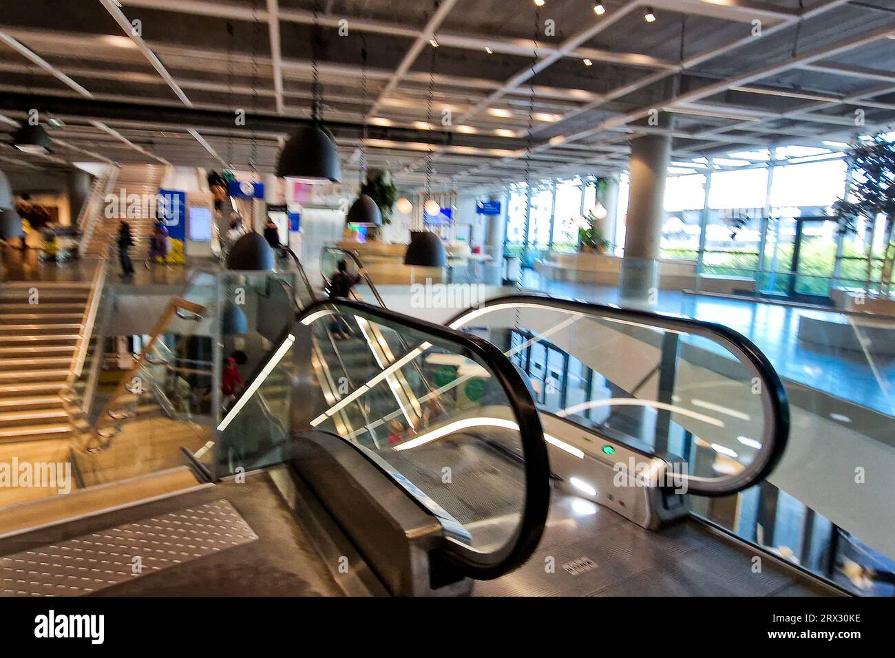 Mechanical stairs at IKEA store, Vénissieux, Rhone, AURA Region, France ...