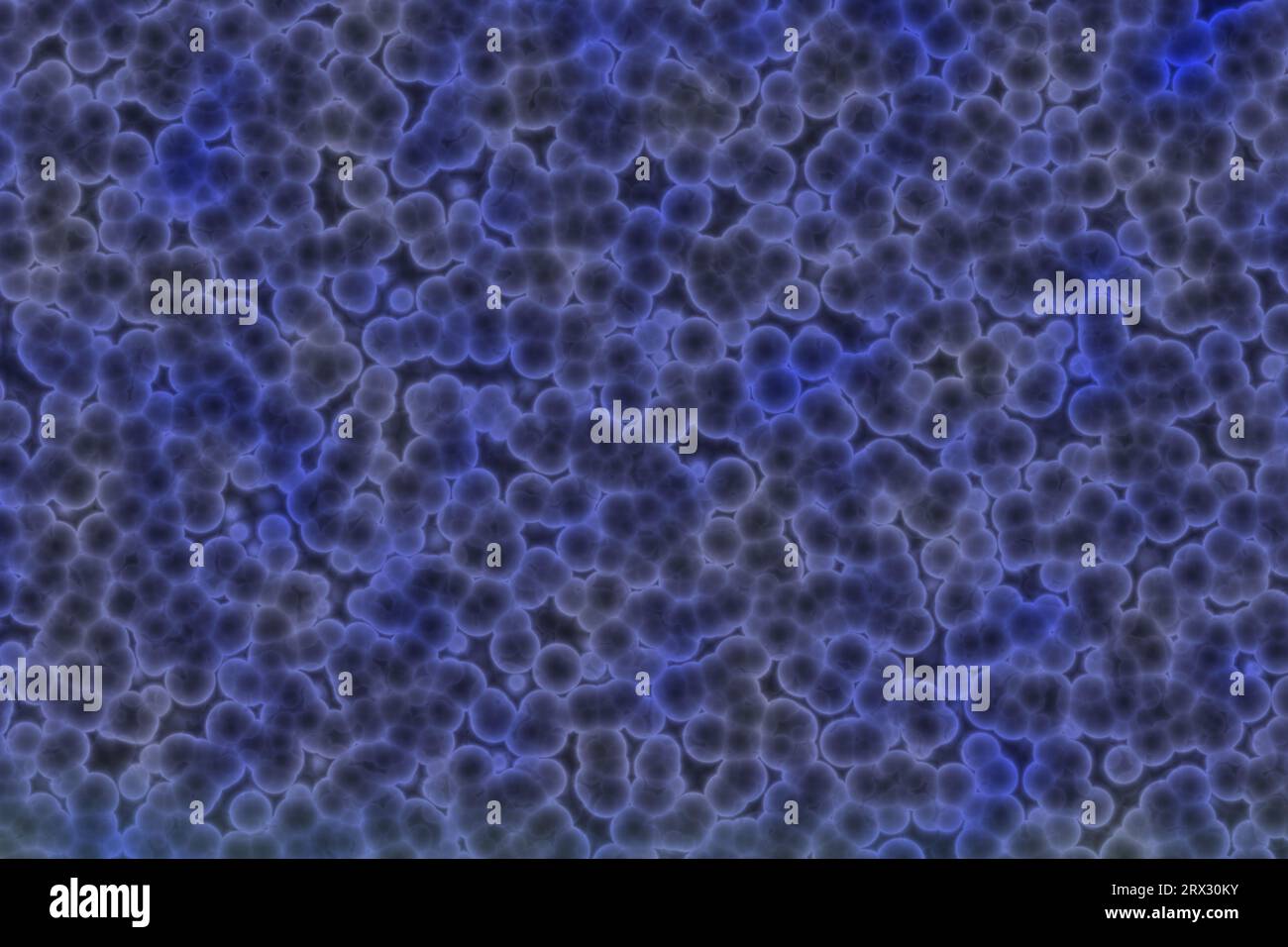 nice creative blue huge amount of biological viruses digital drawn ...