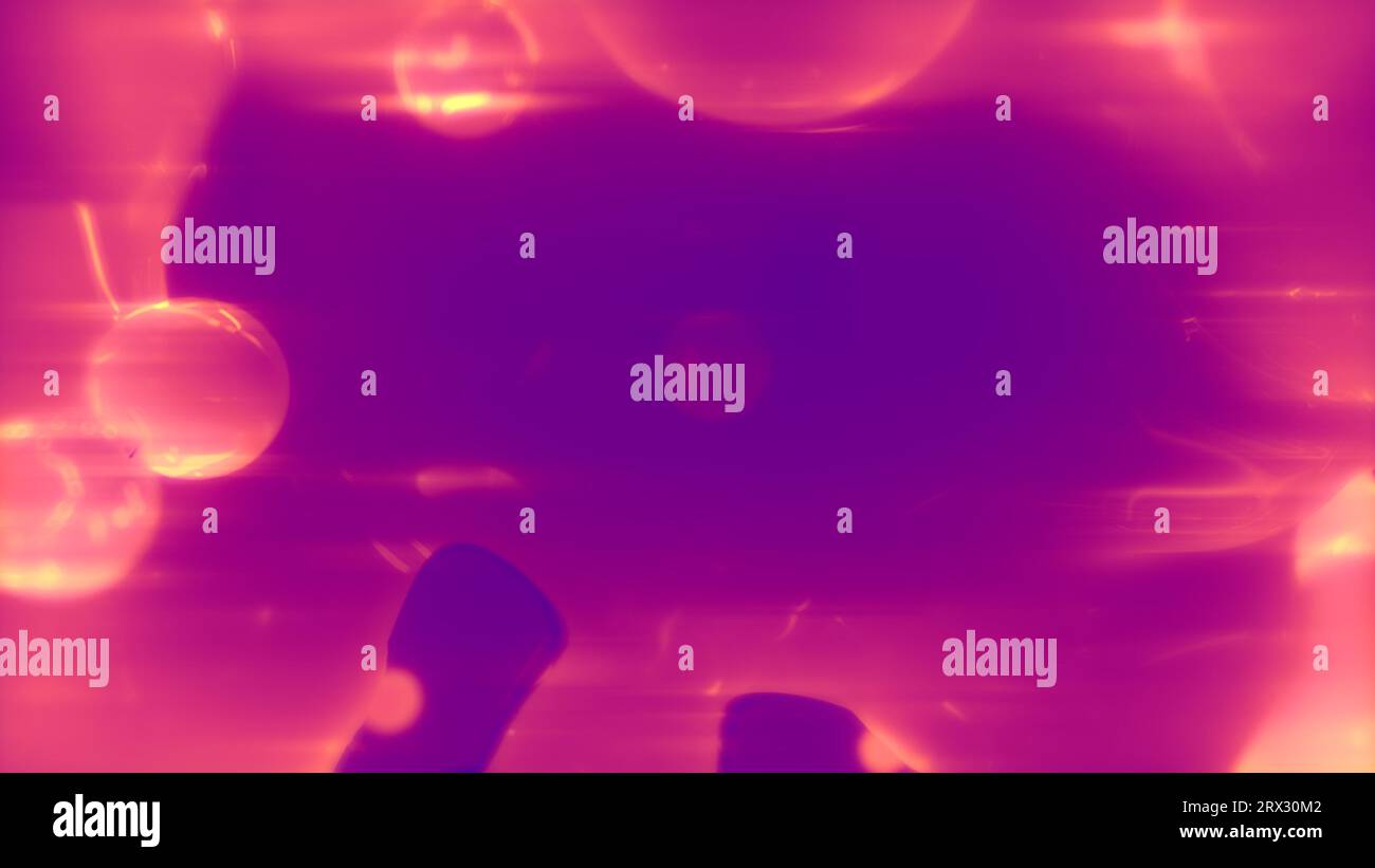 pink and orange glowing disco dance slime morphed shapes - abstract 3D ...