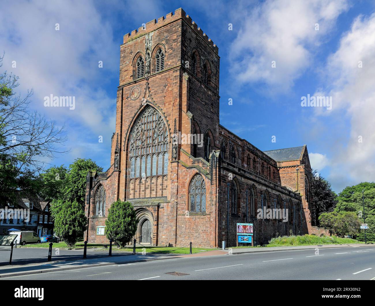 The Abbey Church of the Holy Cross, commonly known as Shrewsbury Abbey ...