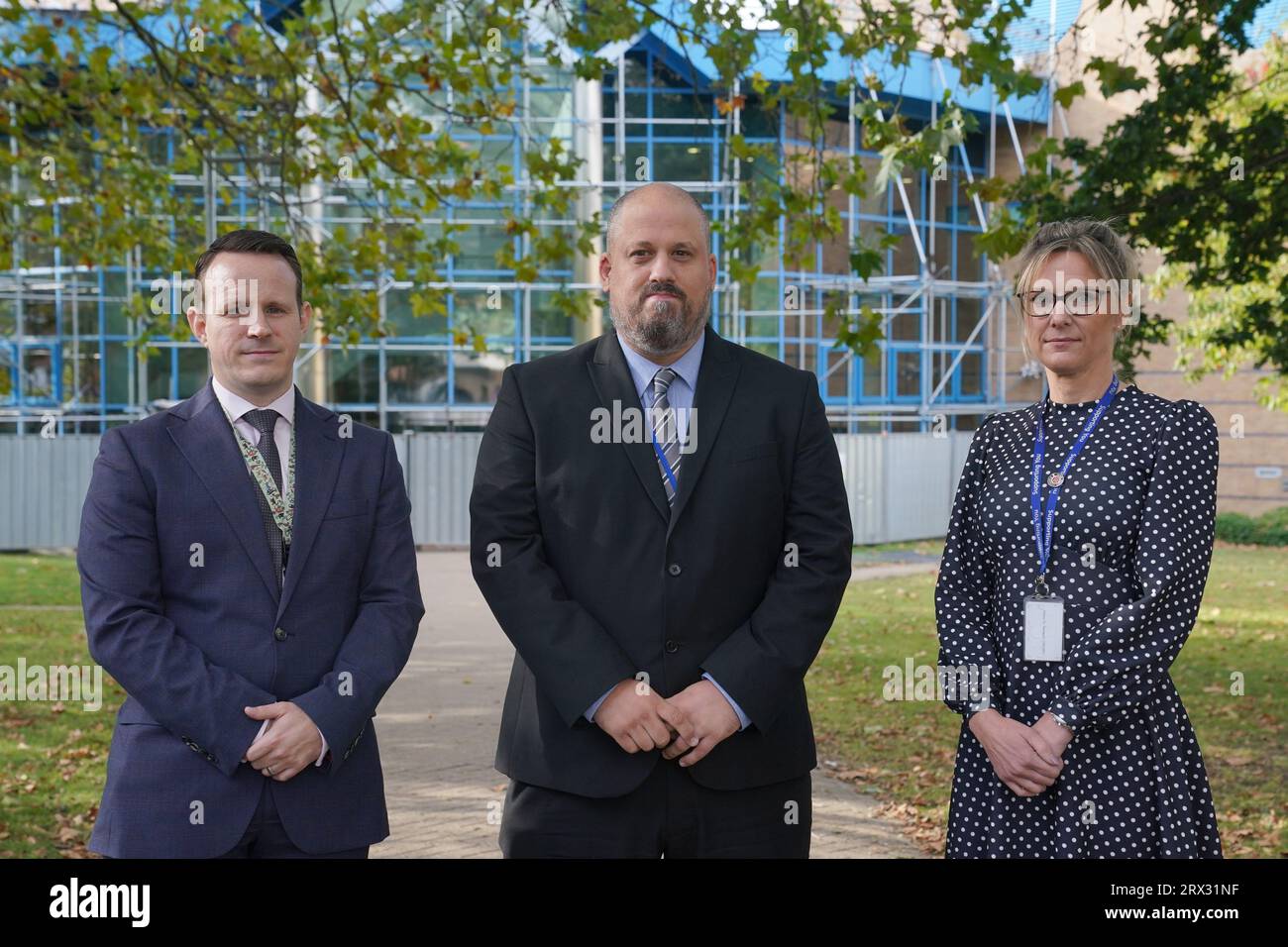 (Left to right) Detective Sergeant Ben Rushmere, Detective Constable ...