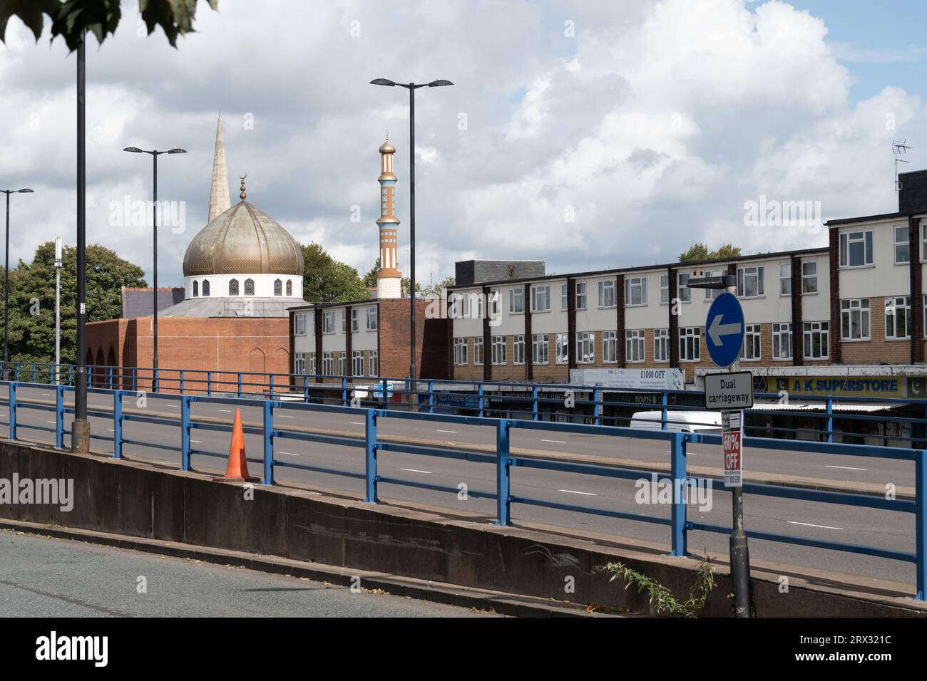 Birchfield Road and Jame Masjid mosque, Birchfield, Birmingham, West ...