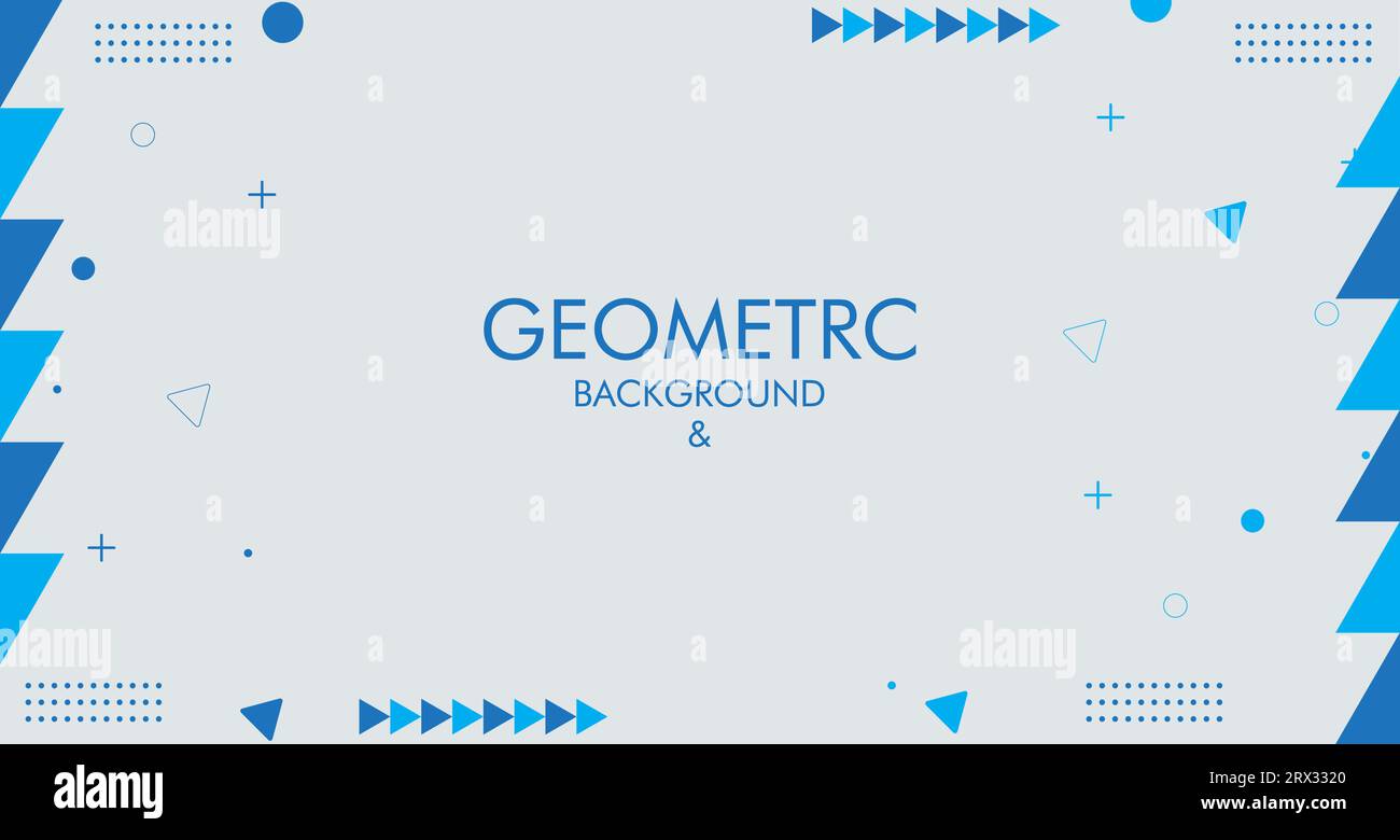 Creative Geometric background Design with graphic elements for presentation background design ...