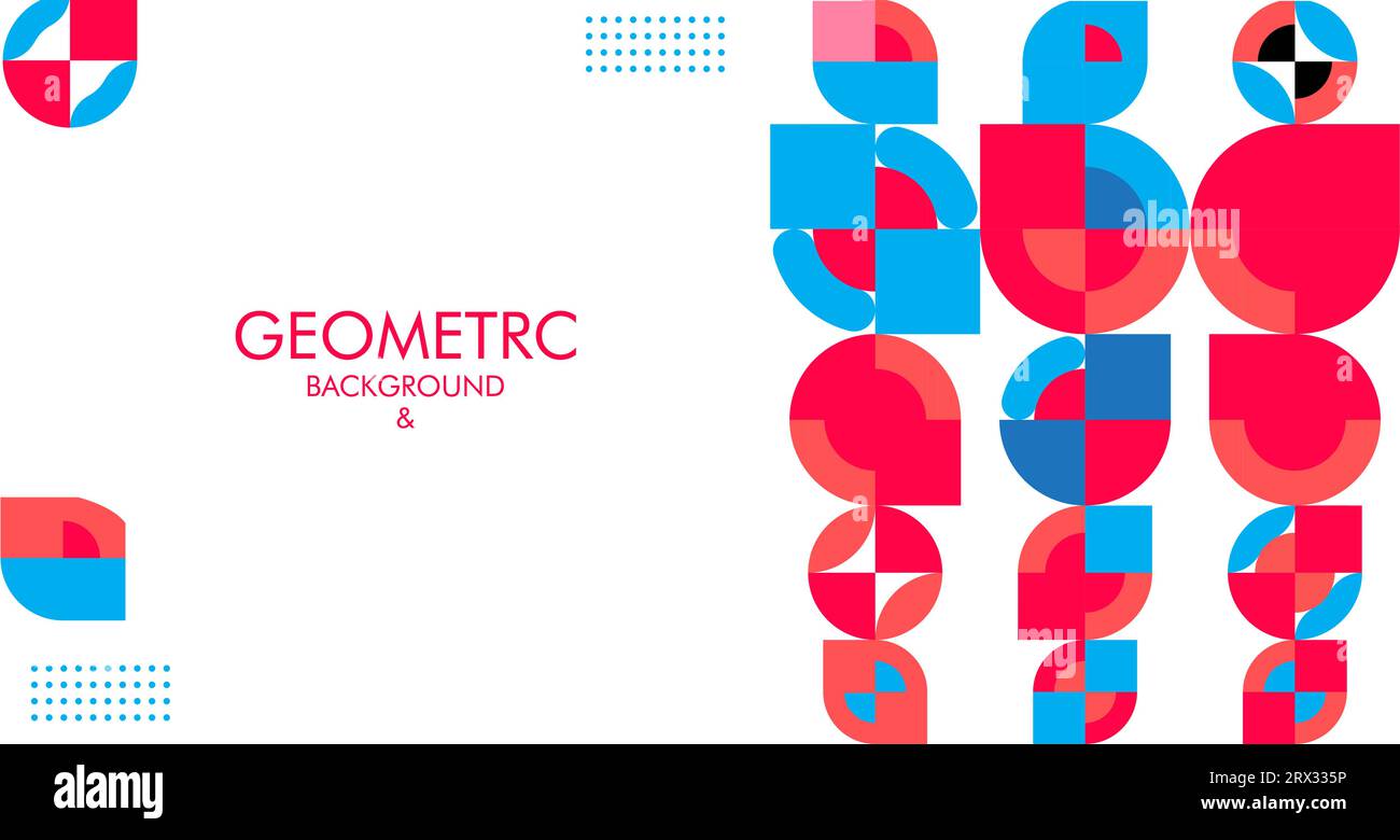 Creative Geometric background Design with graphic elements for ...