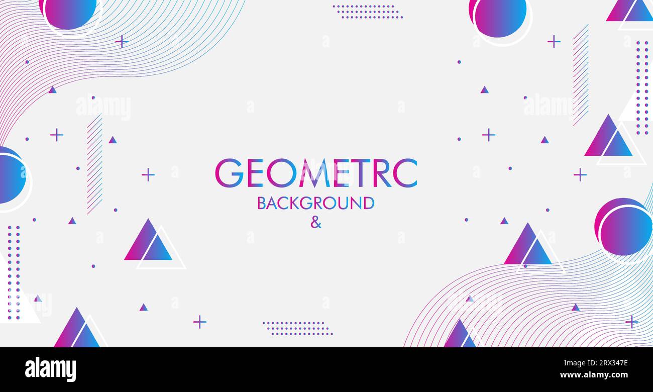 Creative Geometric background Design with graphic elements for ...
