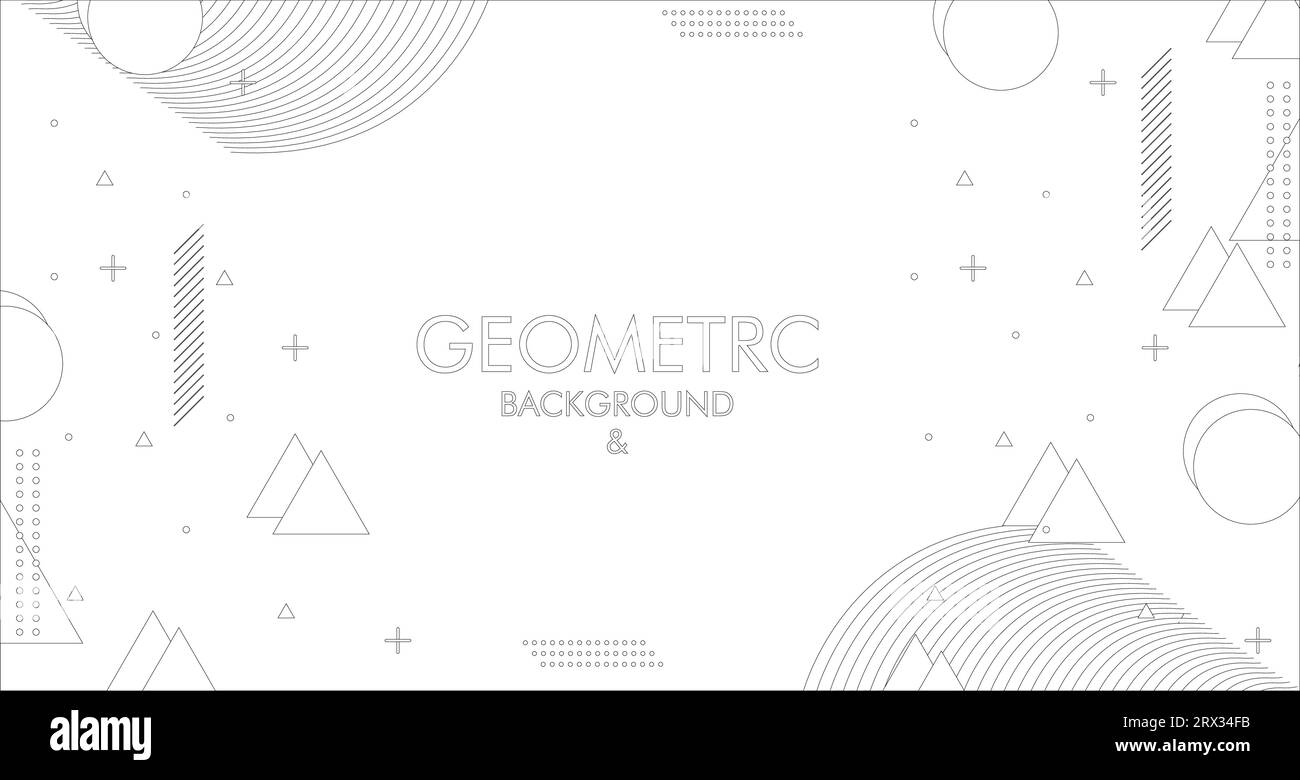 Creative Geometric background Design with graphic elements for ...