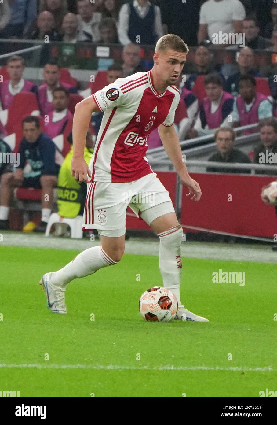 Kenneth Taylor of Ajax Amsterdam during the UEFA League Europa football ...