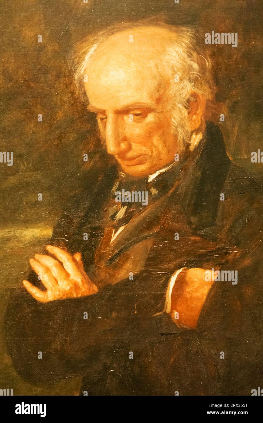 England, London, Portrait of William Wordsworth (1770-1850) by Benjamin ...
