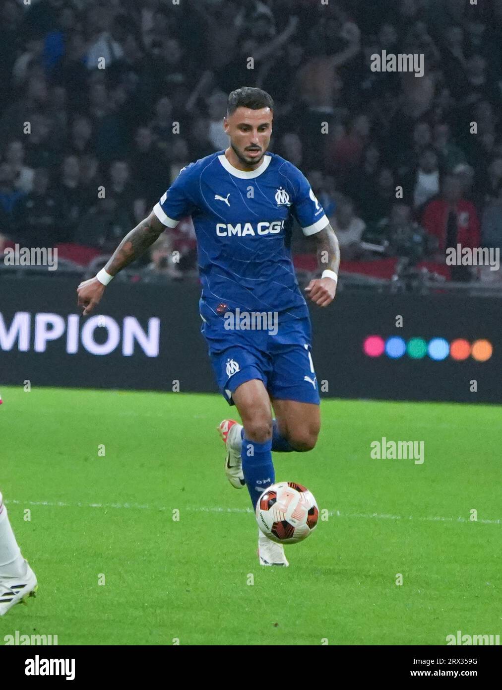 Jonathan Clauss of Olympique Marseille during the UEFA League Europa ...