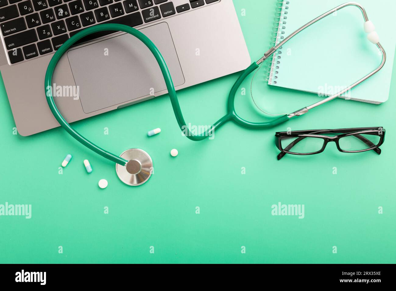 Doctor workplace. Healthcare medical infographic, doctor health ...