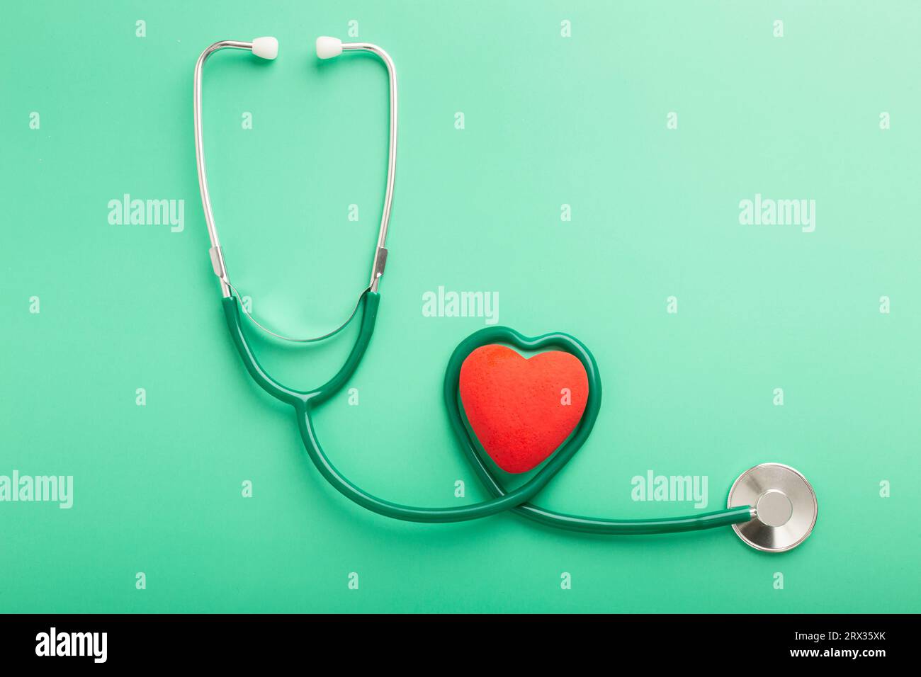 Black stethoscope over electrocardiogram ecg hi-res stock photography ...