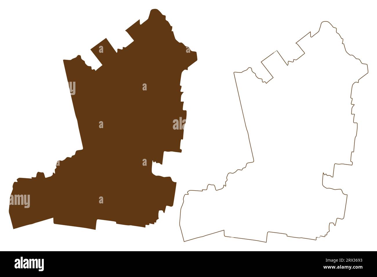 Lachlan Shire Commonwealth Of Australia New South Wales Nsw Map Vector Illustration