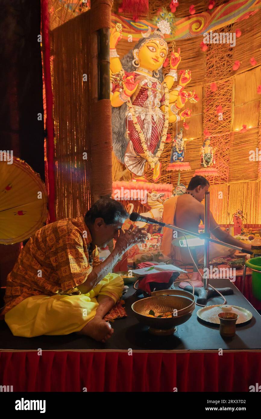 Howrah, West Bengal, India- 3rd October, 2022 : Holy Hindu Shlokas from ...
