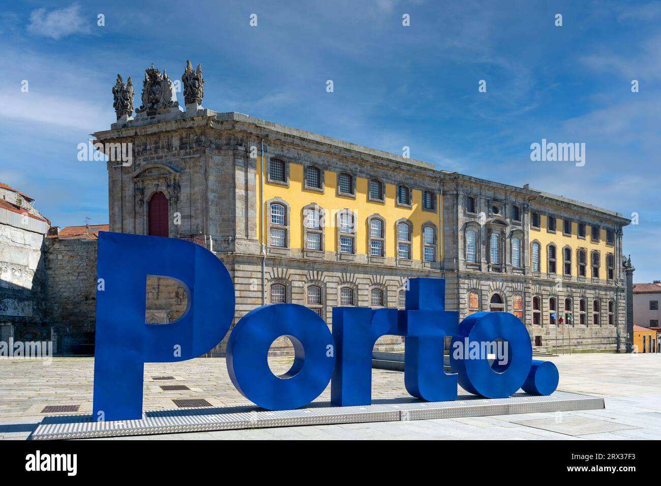 Blue porto sign hi-res stock photography and images - Alamy
