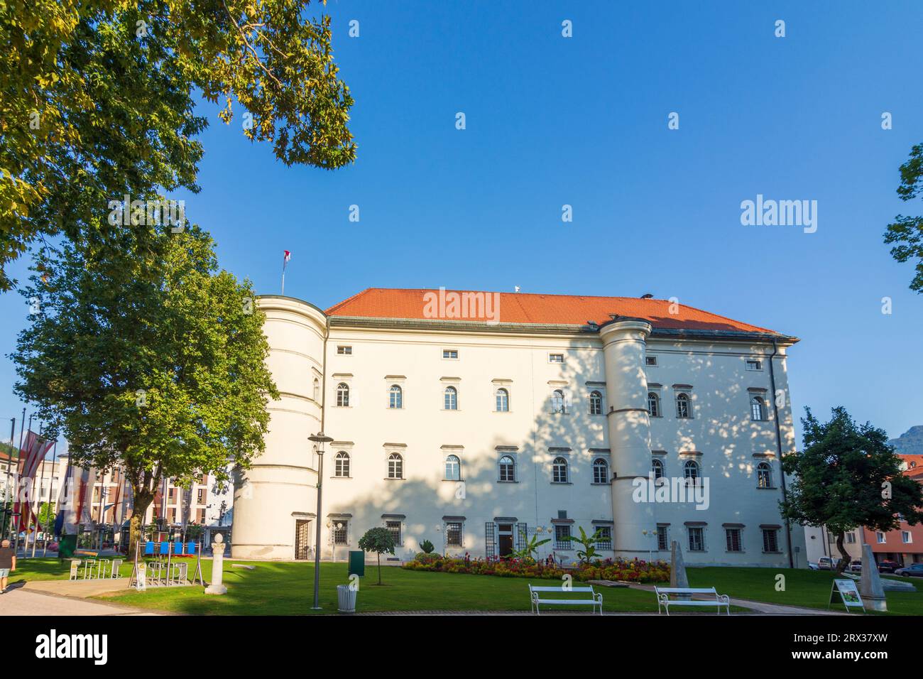 Schloss porcia castle in nationalpark hohe tauern hi-res stock ...