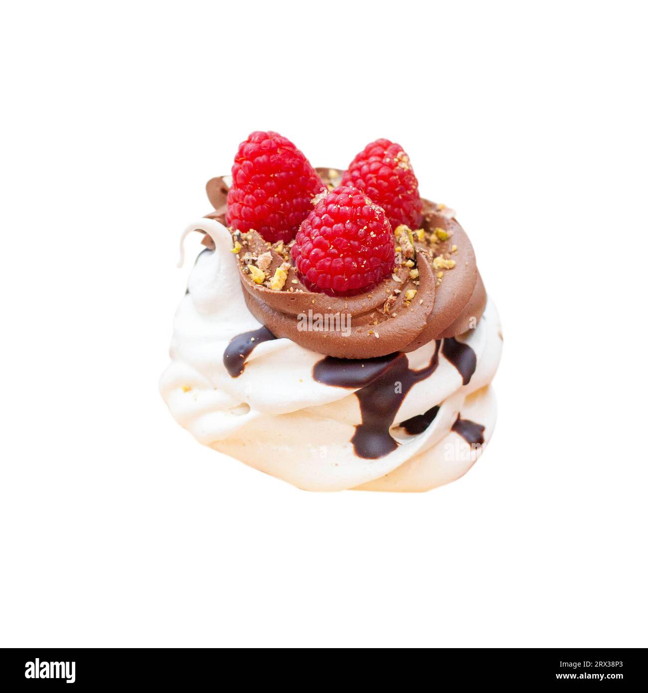 Pavlova summer fresh fruit Cut Out Stock Images & Pictures - Alamy