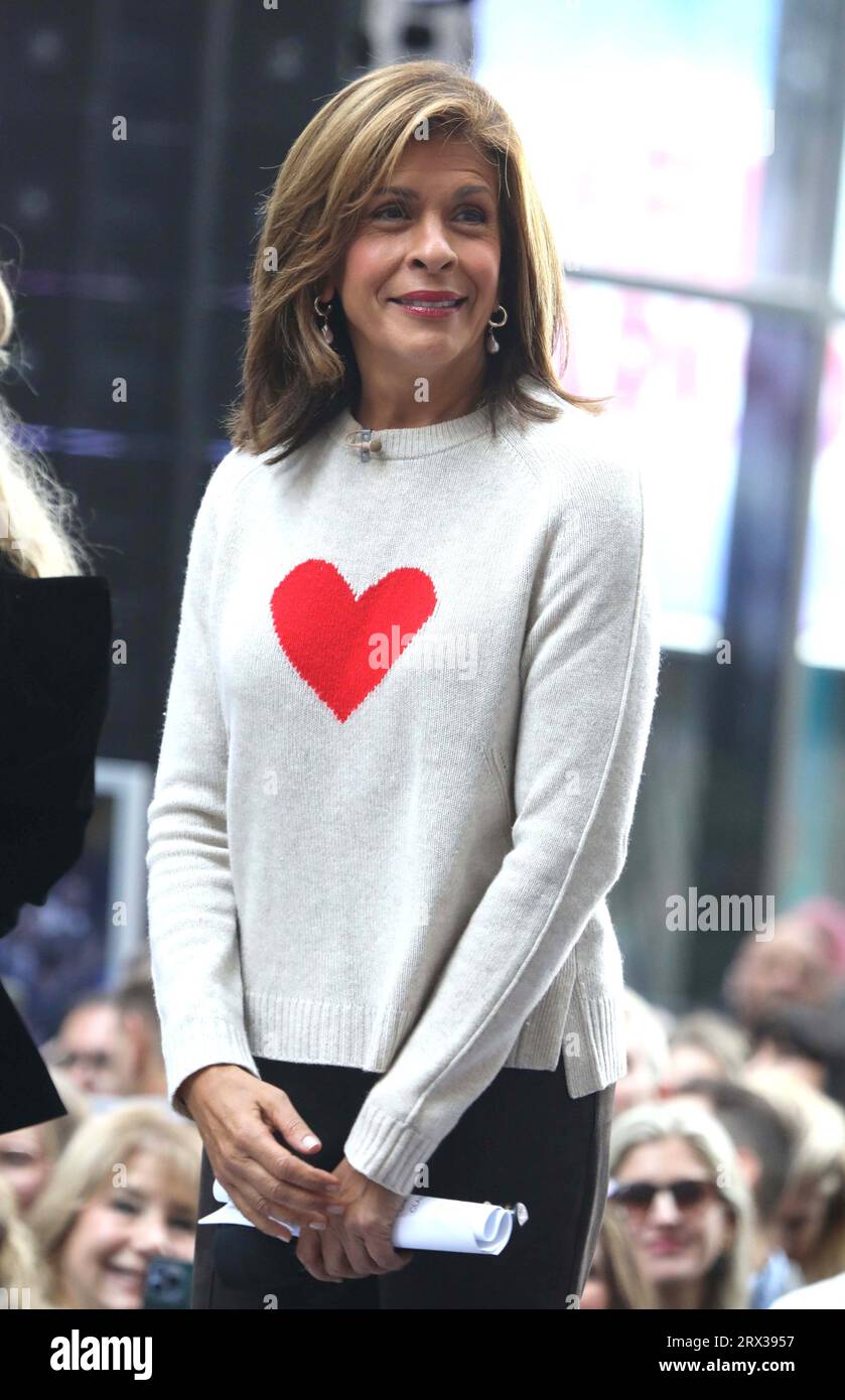 September 22, 2023, New York, New York, USA: Todayâ€™ show co-host HODA ...