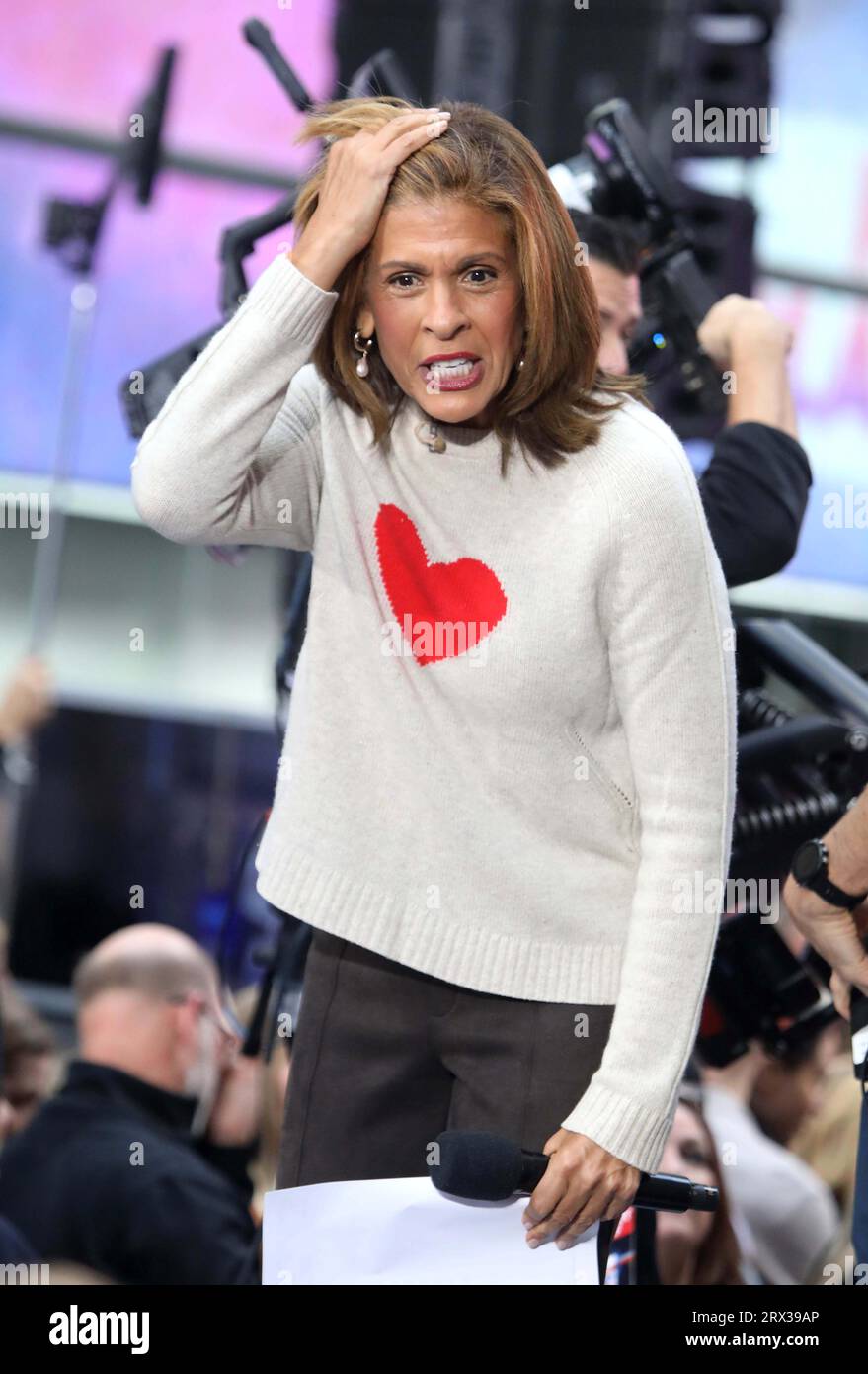 September 22, 2023, New York, New York, USA: Todayâ€™ show co-host HODA ...
