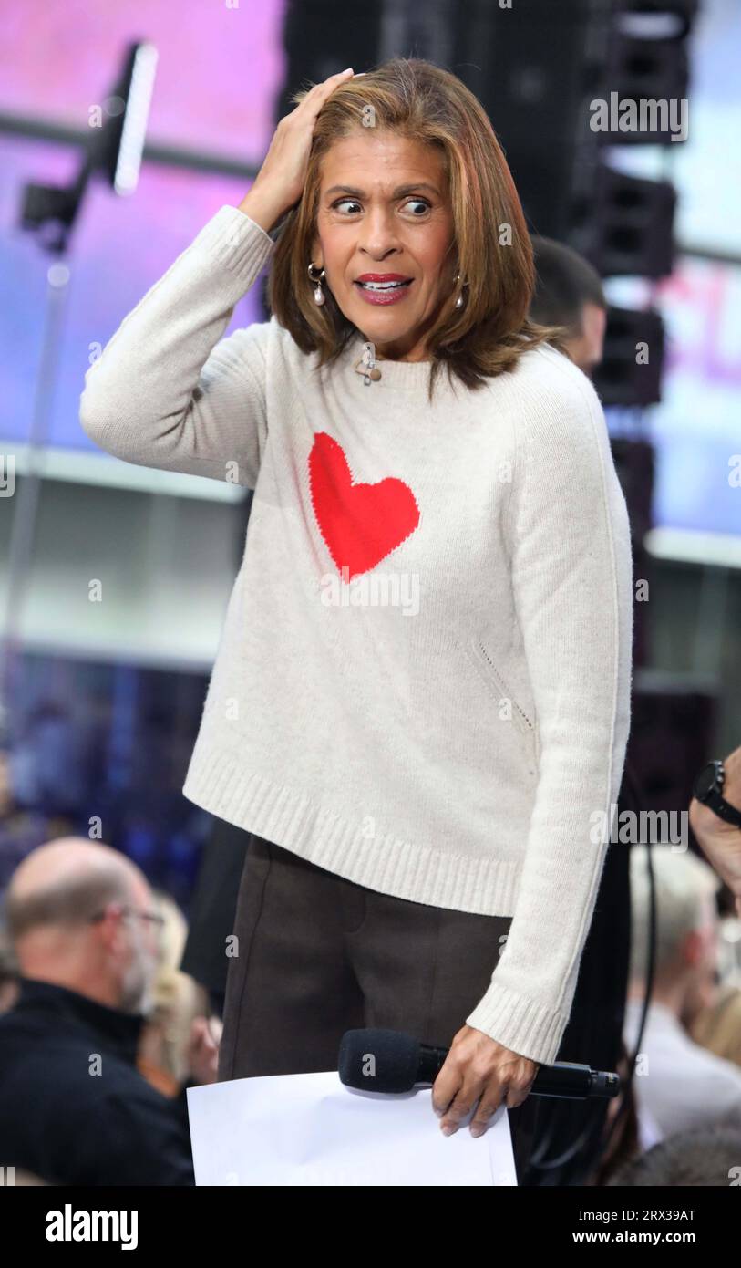 September 22, 2023, New York, New York, USA: Todayâ€™ show co-host HODA ...