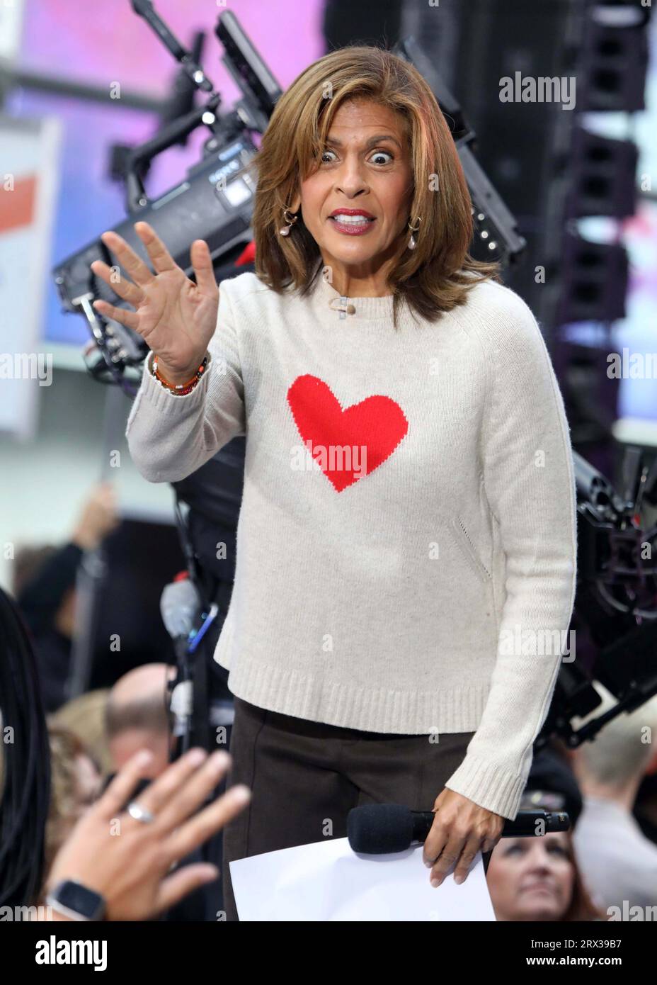 September 22, 2023, New York, New York, USA: Todayâ€™ show co-host HODA ...