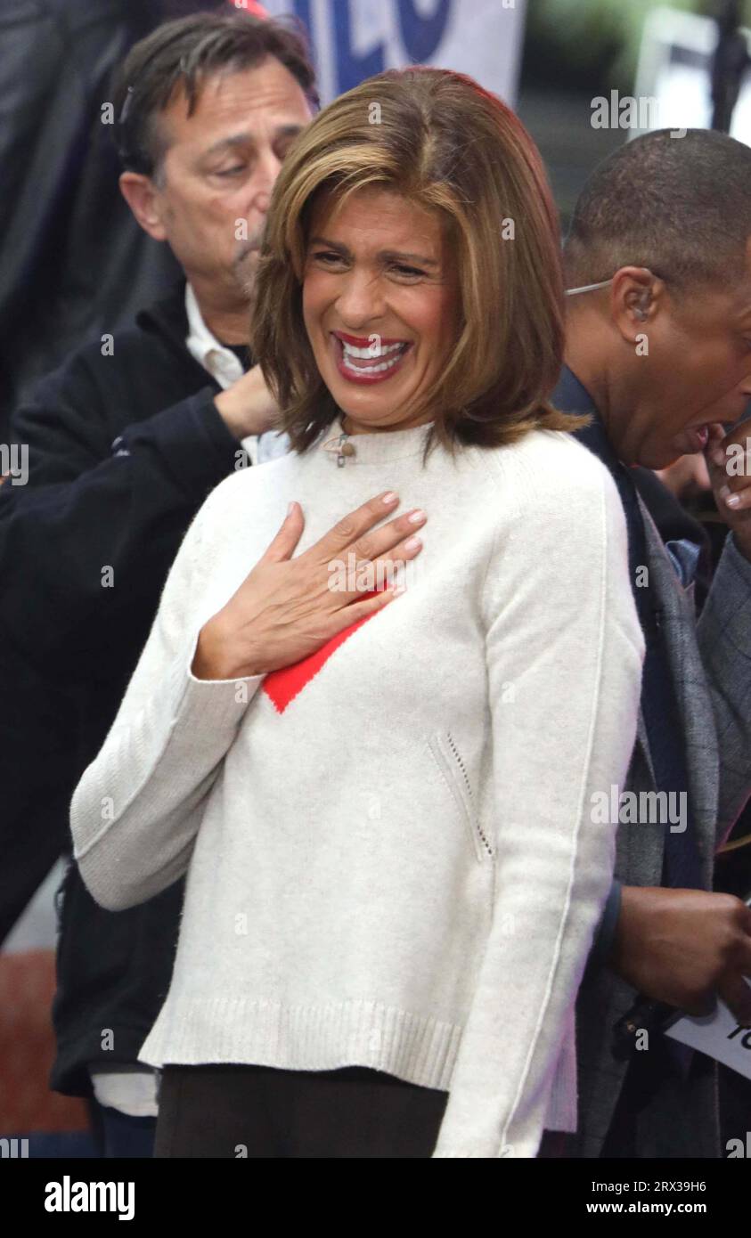 September 22, 2023, New York, New York, USA: Todayâ€™ show co-host HODA ...