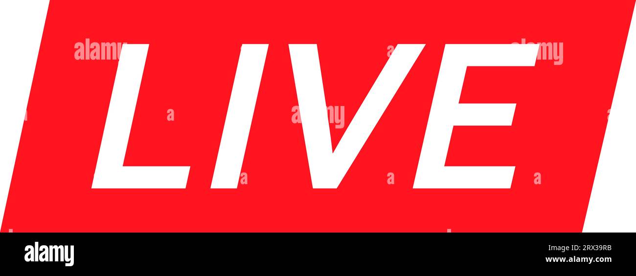 Icons banners for streaming live Internet, vector live Stock Vector ...