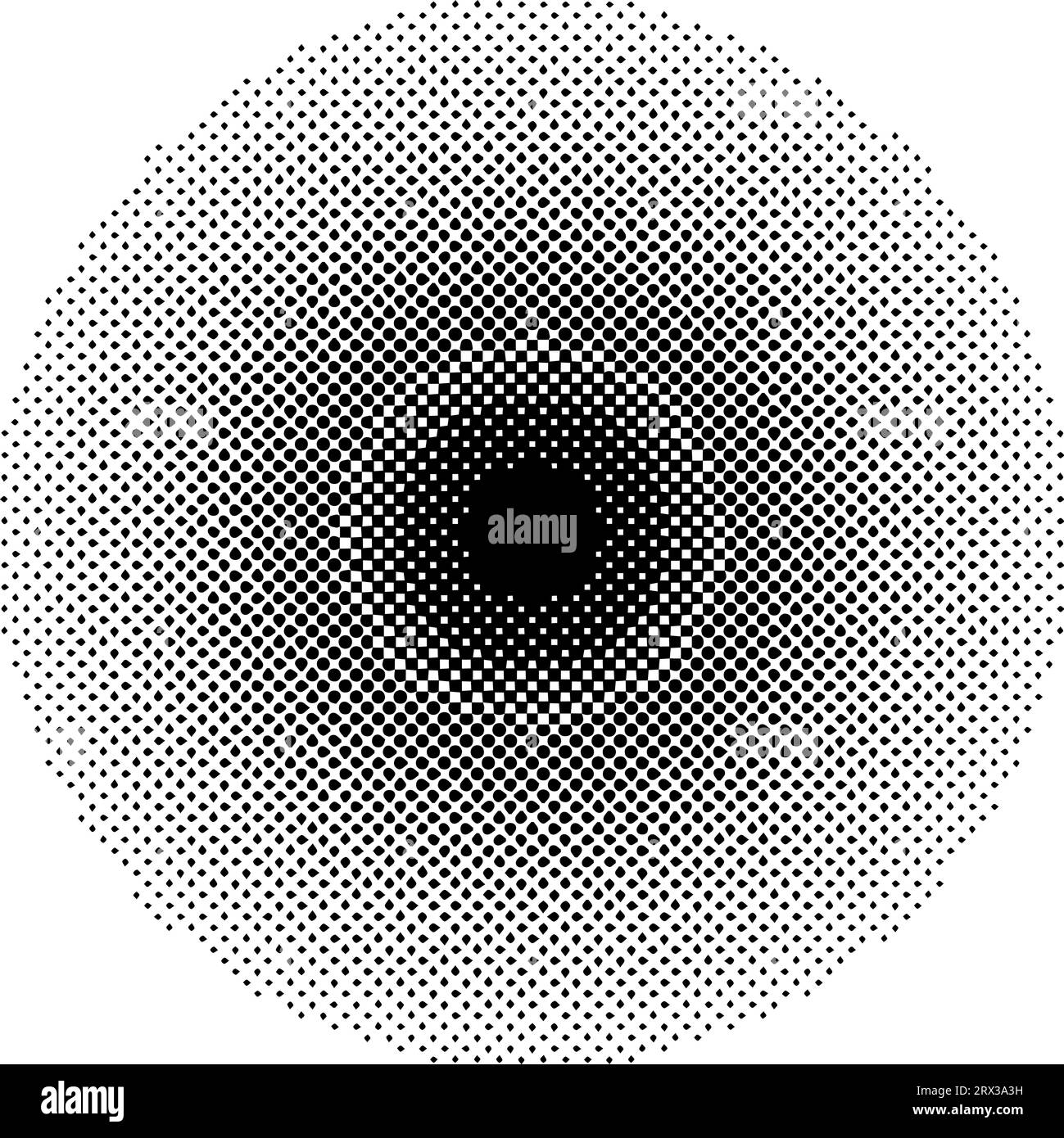Halftone circles size circles gradations dot pop art pattern Stock ...